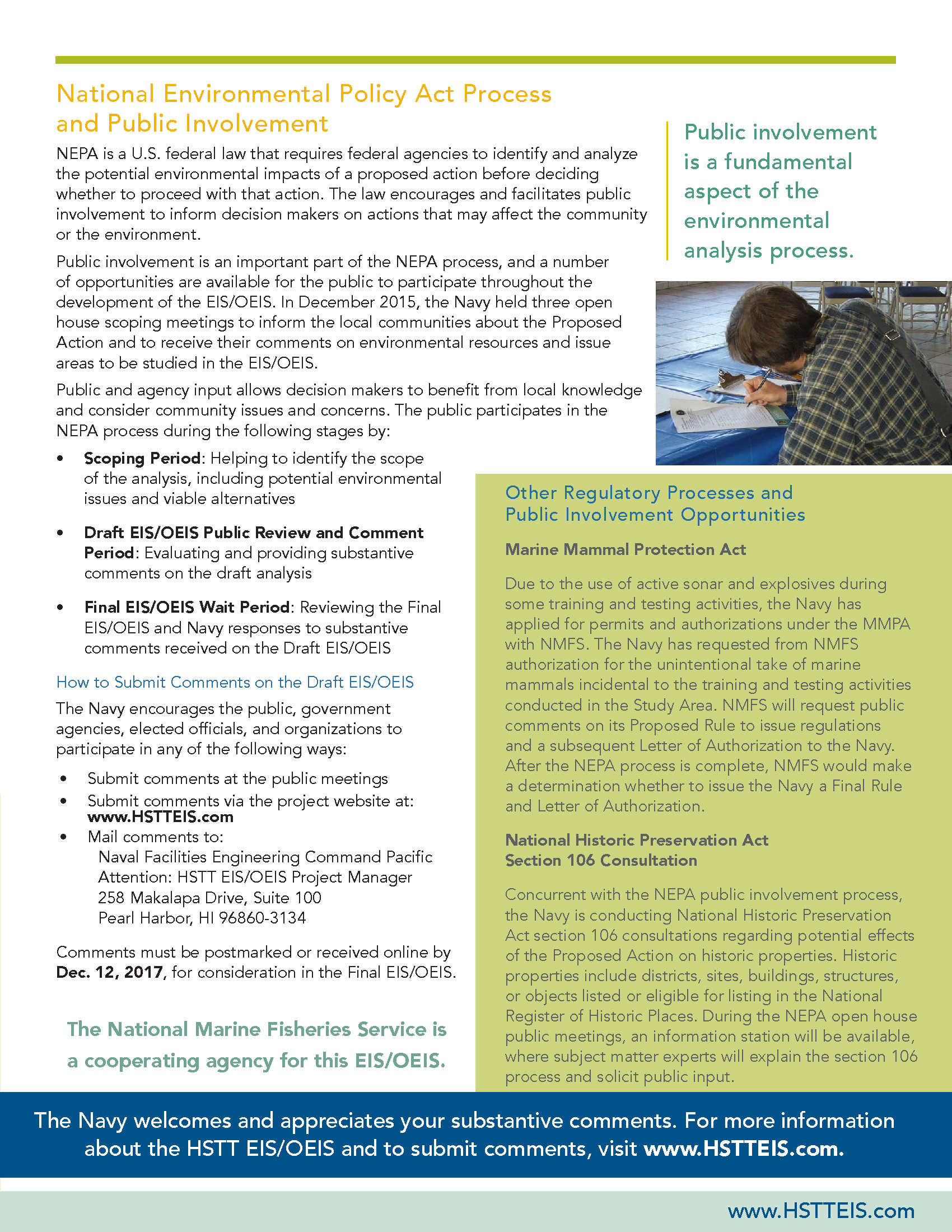 Hawaii-Southern California Training and Testing (HSTT) Environmental ...