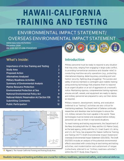 Hawaii - California Training and Testing EIS/OEIS